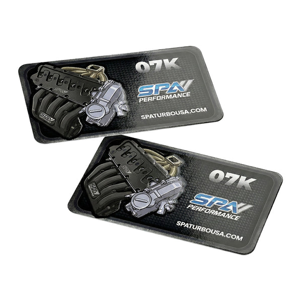 SPA Performance VW 07K Sticker – 2-Pack – SPA TURBO USA