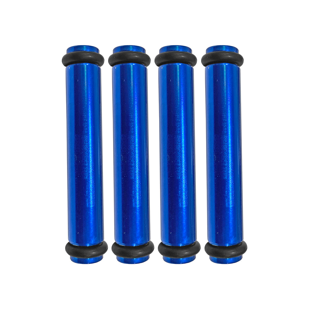 Billet EV14L (Long) Aluminum Fuel Injector Block Off - 4 units - Blue ...