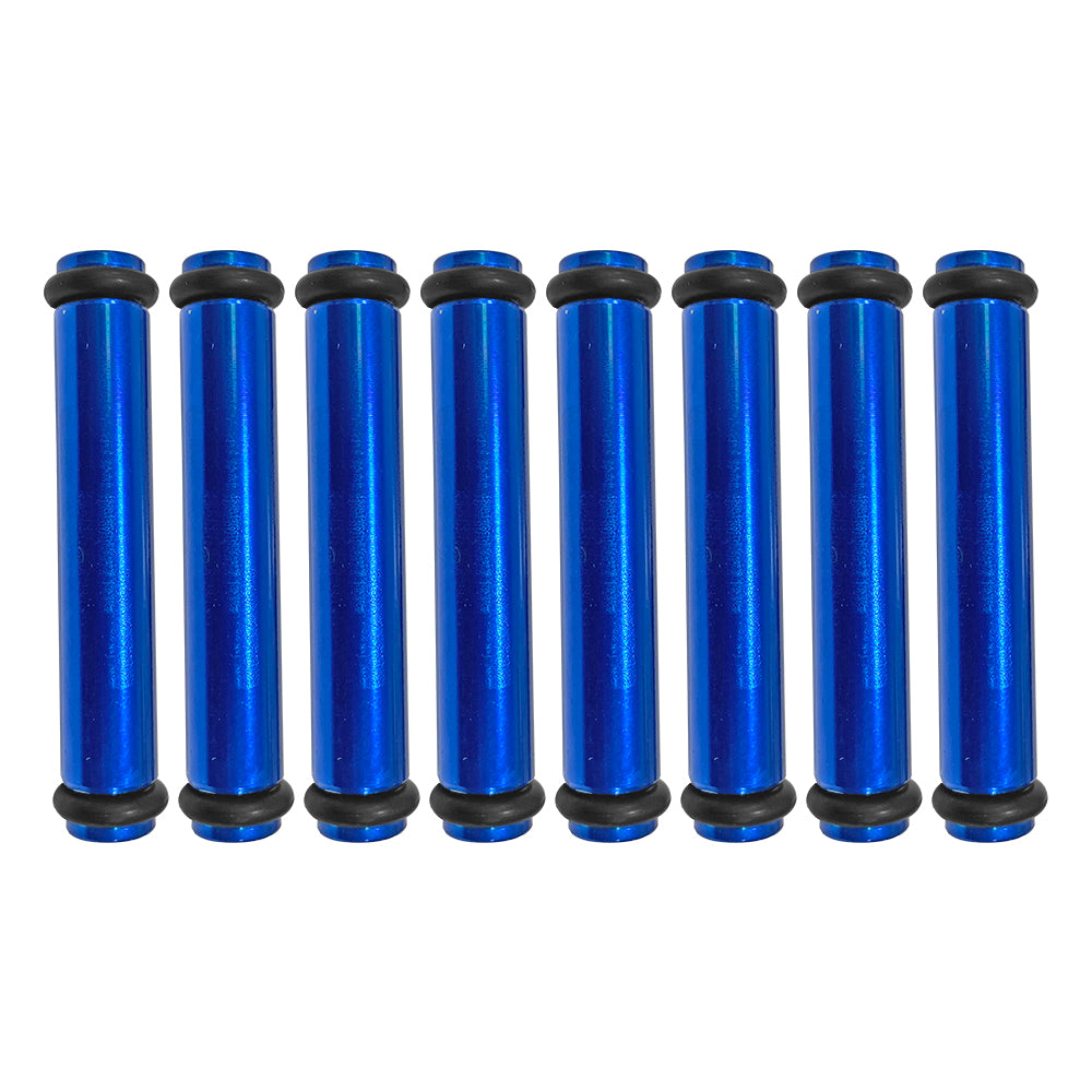 Billet EV14L (Long) Aluminum Fuel Injector Block Off - 8 units - Blue ...