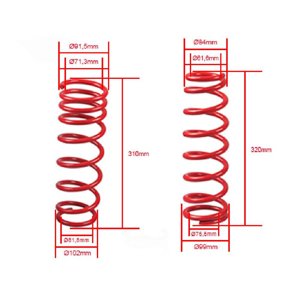 Coilover spring set for adjustable suspension for Honda Civic EG/EK ...