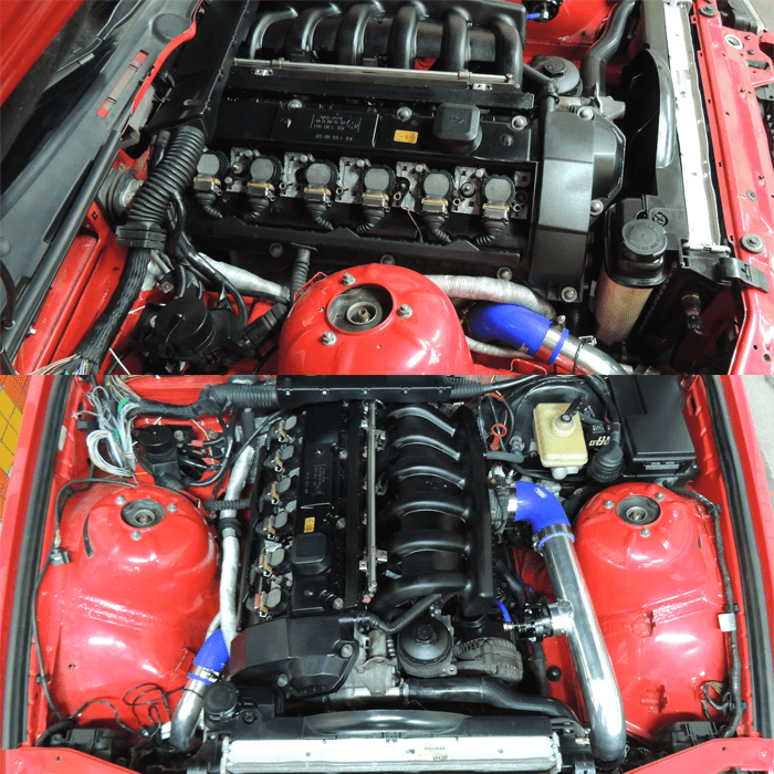 TURBO KIT AND INTERCOOLER FOR BMW E36 BODY MODELS 323 325 328 - WITHOU ...