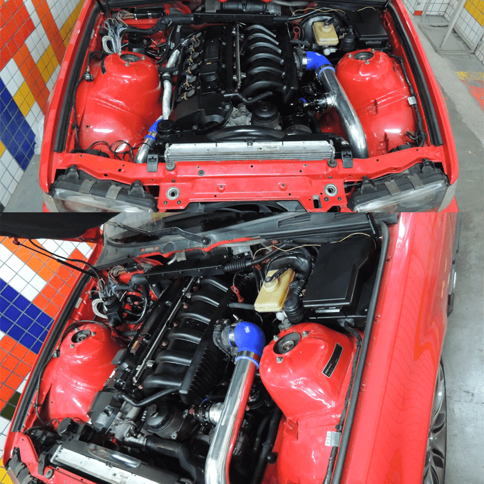 TURBO KIT AND INTERCOOLER FOR BMW E36 BODY MODELS 323 325 328 - WITHOU ...