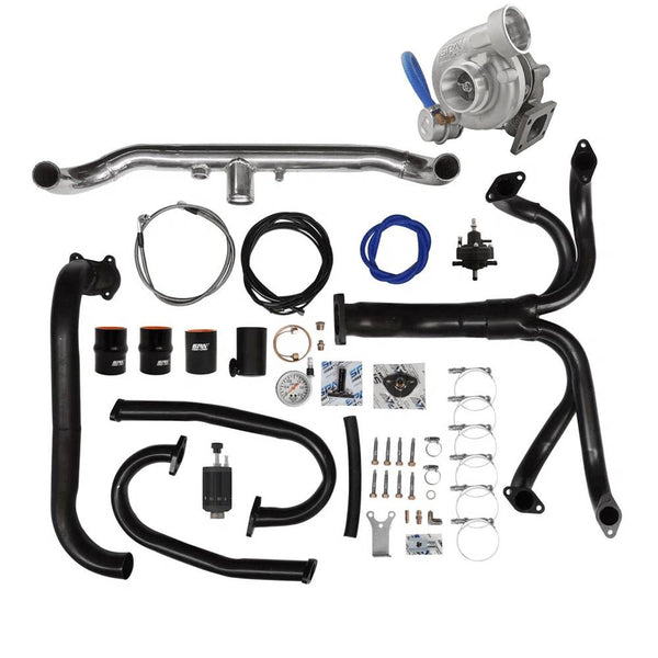 VW Beetle/Bug turbo kit for dual carburetor with SPA200 T2 turbocharge ...