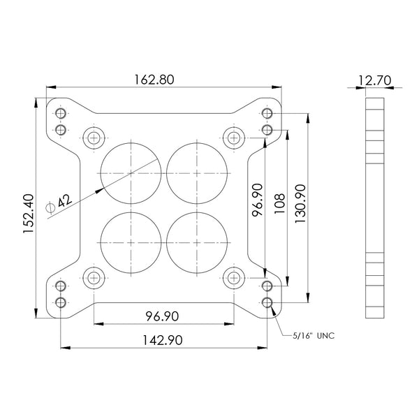 CHEVY II 194 / 230 / 250 / 292 L6 INLINE SIX INTAKE MANIFOLD for Singl ...
