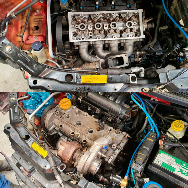 For Fiat 500 1.4 16V T25 cast turbo manifold – SPA TURBO USA