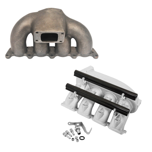 VW MKIV GTI T3 turbo manifold + Cast Aluminum Intake Manifold – SPA ...