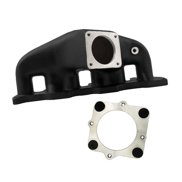 VW VR6 12V Short Runner Induction Intake Manifold Black + OBD2 Flange ...