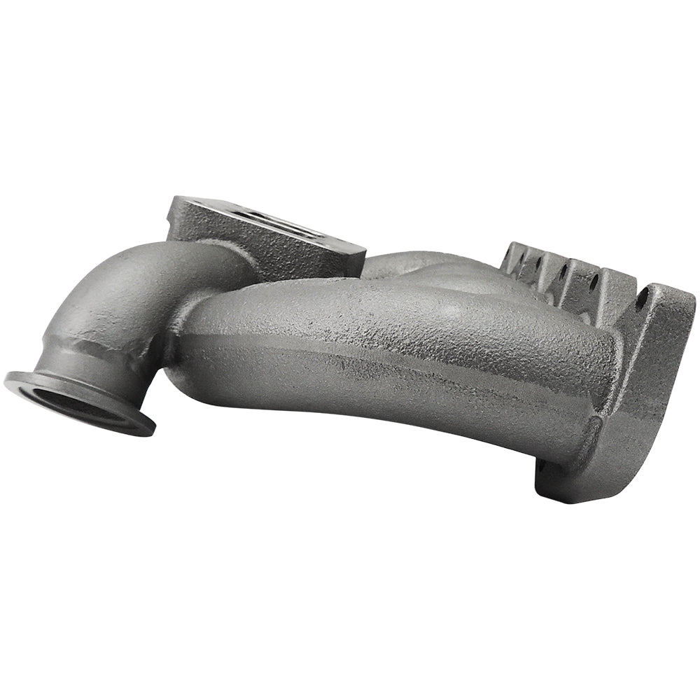 VW VR6 12V Twin scroll T4 top mount turbo manifold - Dual V-band Waste ...