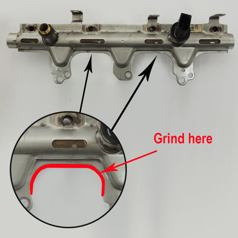 2.0L TSI / FSI T3 Twin Scroll Turbo Exhaust Manifold Transverse Engine ...